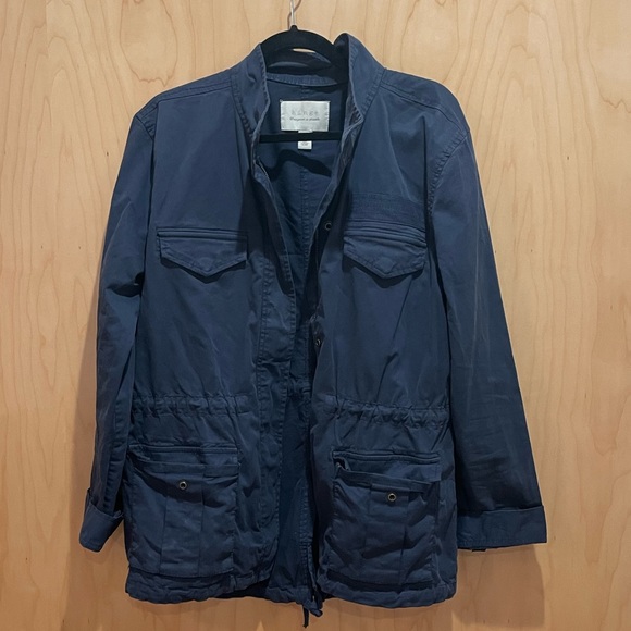 Jackets & Coats | Hinge Navy Blue Utility Jacket Sz Large | Poshmark